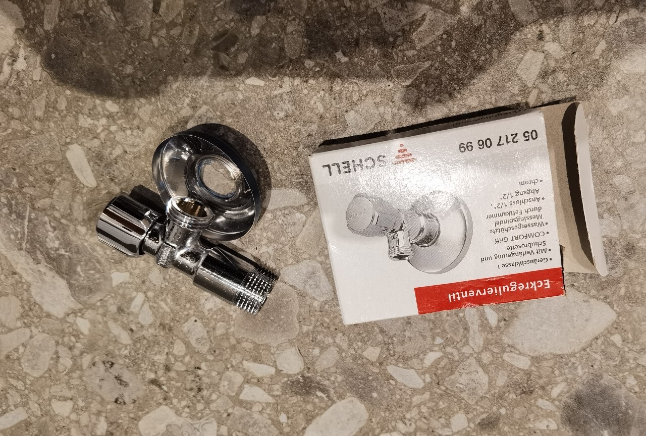 Regulacyjny zawór kątowy do wody Schell 052170699 | Wrocław | Kup teraz na Allegro Lokalnie