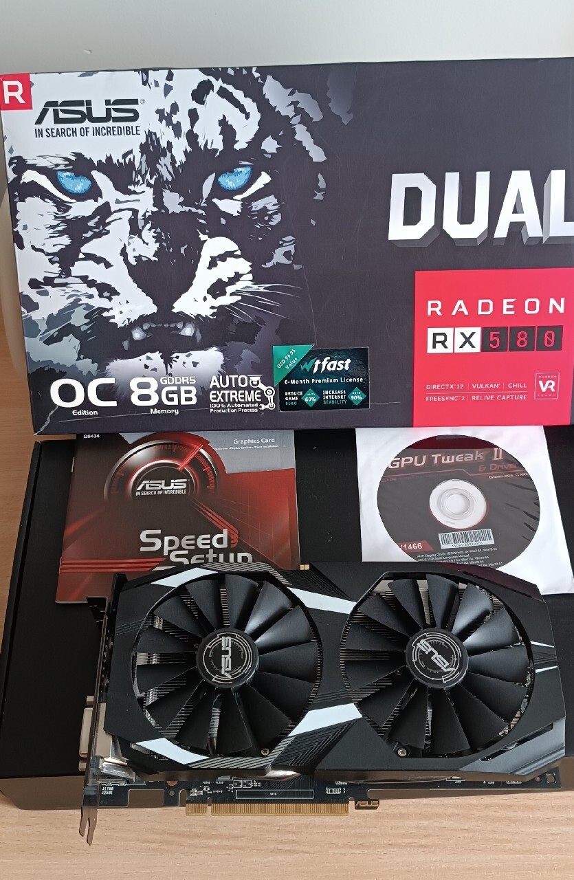 Asus Dual RX 580 OC 8GB GDDR5 256 Bit | Dzierzgowo | Kup teraz na ...