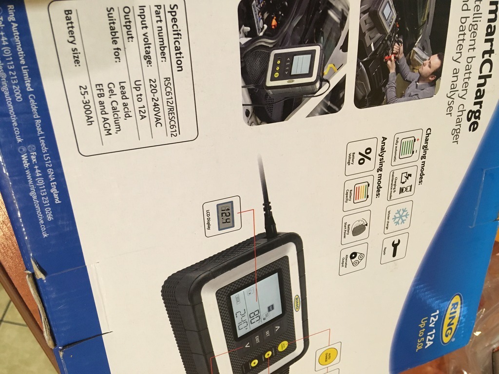 Prostownik RING RSC612 12A Profesjonalny | Lubno | Kup teraz na Allegro ...