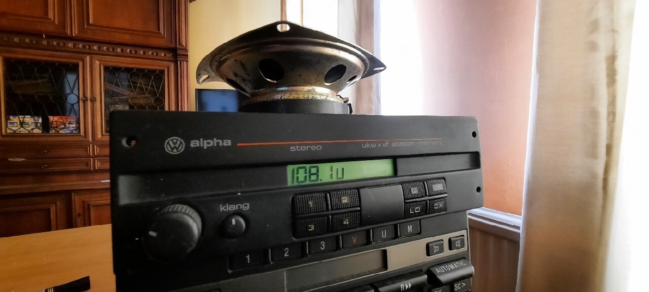 Radio vw alpha vw golf 2 gti gtd | Strzyżewo | Ogłoszenie na Allegro ...
