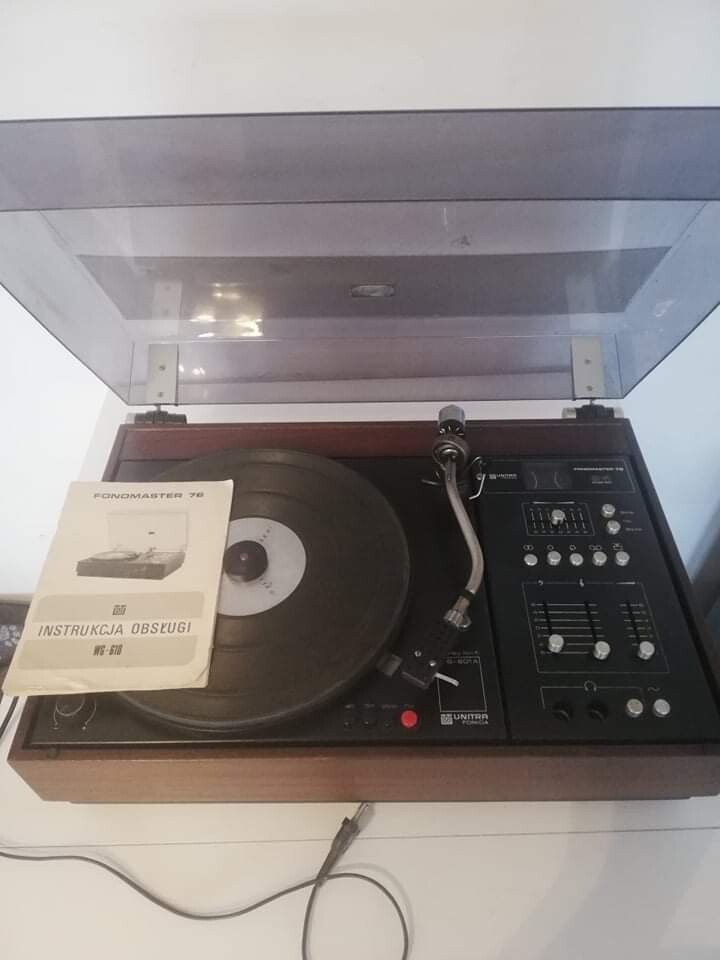 Gramofon Unitra Fonomaster 76 z zestawem płyt | Kraków | Kup teraz na ...