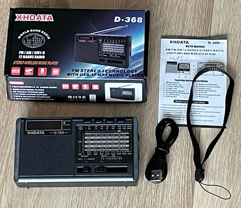 Радио XHDATA D-368 DSP FM / MW / SW DSP / MP3 / Bluetooth купить в Украине купить из Европы ...