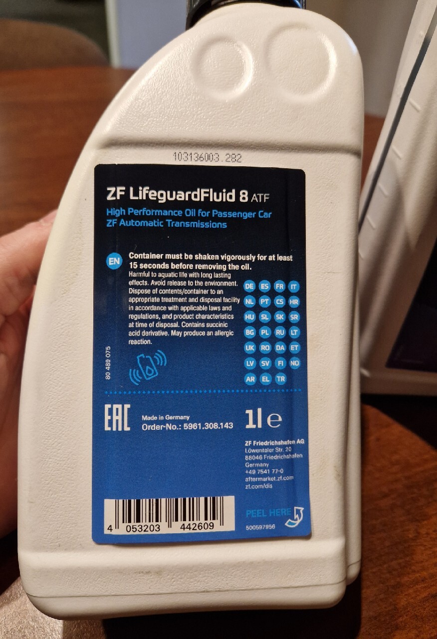 ZF Lifeguard Fluid 8 ATF | Pelplin | Kup teraz na Allegro Lokalnie