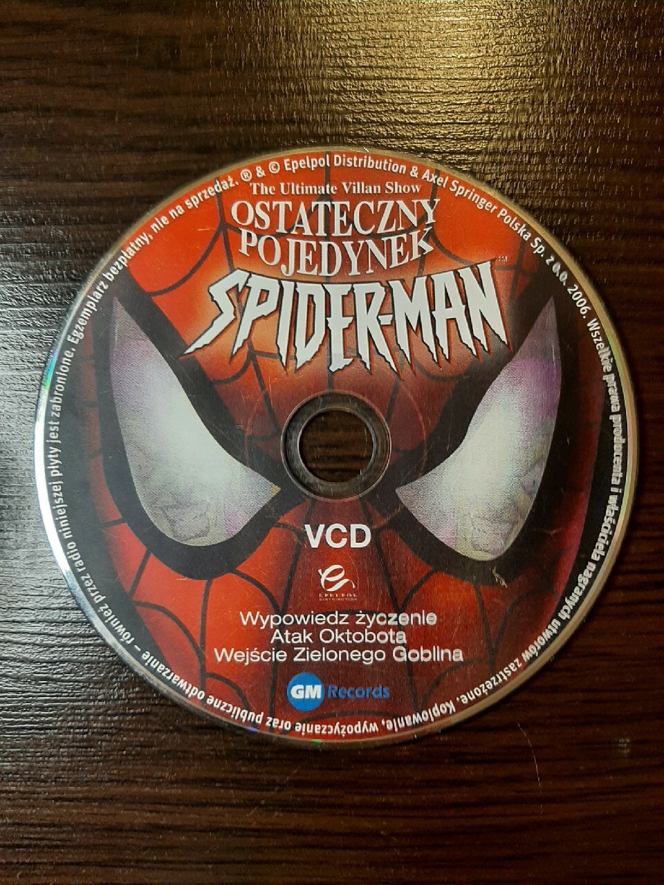 Spider-Man: Ostateczny Pojedynek PL - bajka VCD | Września | Kup teraz ...