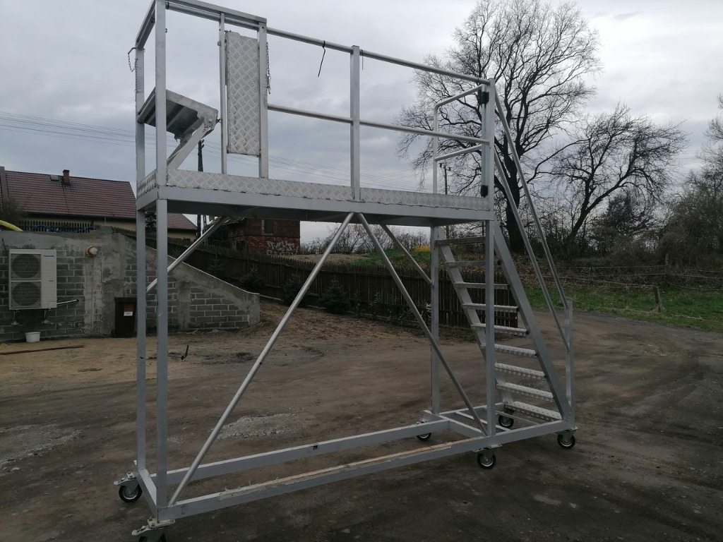 Podest roboczy aluminiowy, jezdny | Wrocław | Kup teraz na Allegro Lokalnie