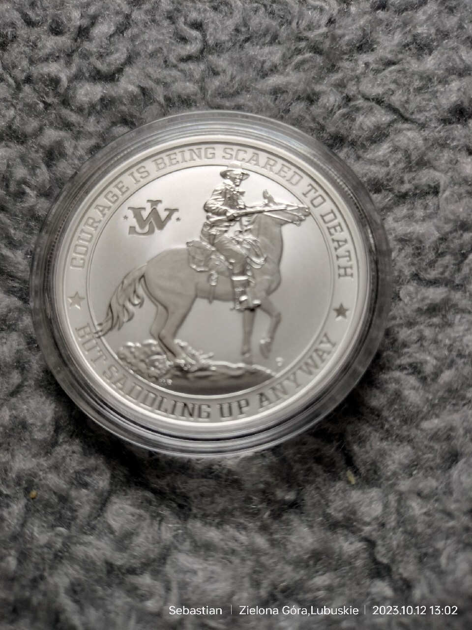 Srebrna moneta John Wayne 1oz | Zielona Góra | Kup teraz na Allegro Lokalnie
