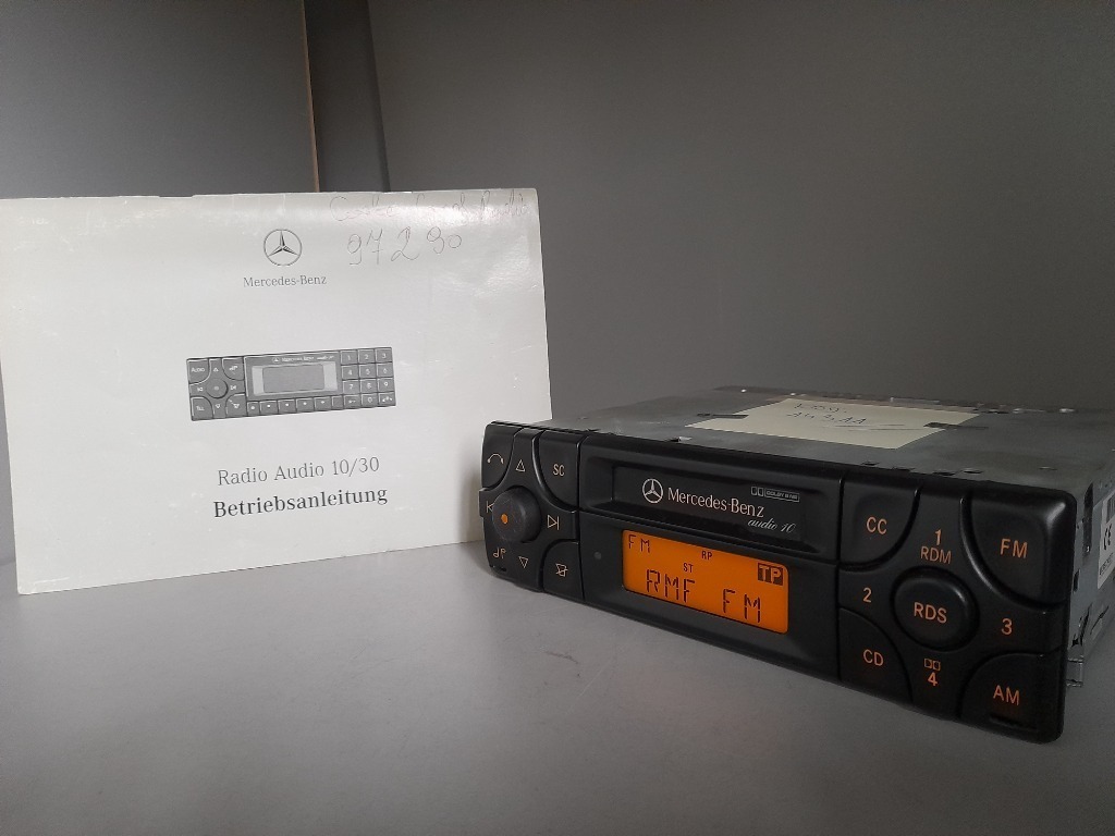 Radio Mercedes Becker audio 10 be3100 w124 w201 | Koszalin | Kup teraz ...