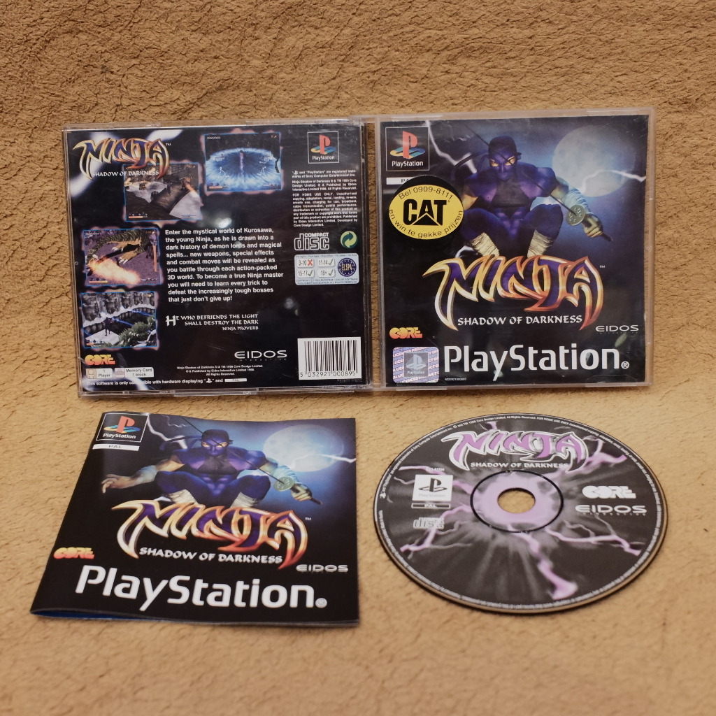 Ninja Shadow of Darkness - PSX, PS1 - 3xA (9,2/10) | Kielce | Licytacja ...