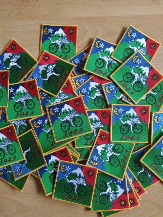 Naszywka Hofmann na rowerze (baba, lsd, kwas) | Busko-Zdrój | Kup teraz ...