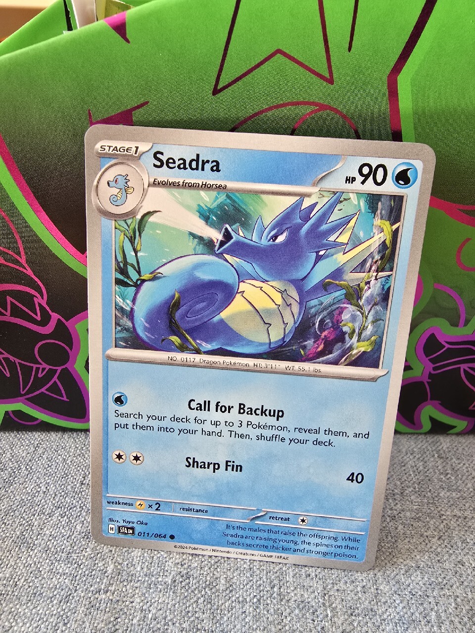 Seadra (011 SFA) Shrouded Fable karta Pokemon | Gdańsk | Kup teraz na Allegro Lokalnie
