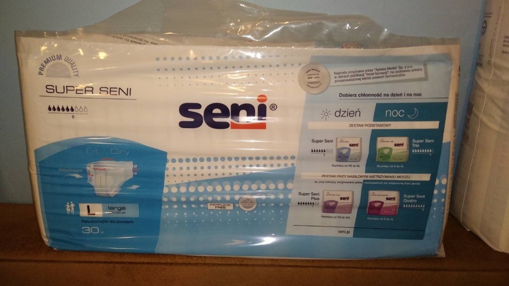 Seni Super Seni L 30 szt | Poznań | Kup teraz na Allegro Lokalnie