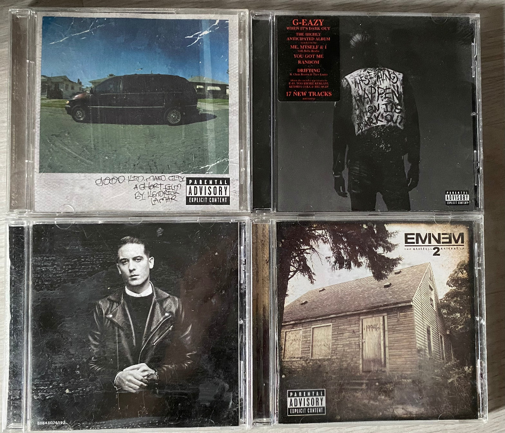 Zestaw 4 płyt - G-Eazy, Kendrick Lamar, Eminem | Łódź | Kup teraz na ...