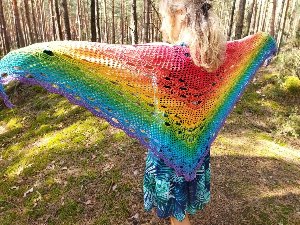 Chusta na szydełku virus meets granny | Olszewnica Stara | Kup teraz na ...