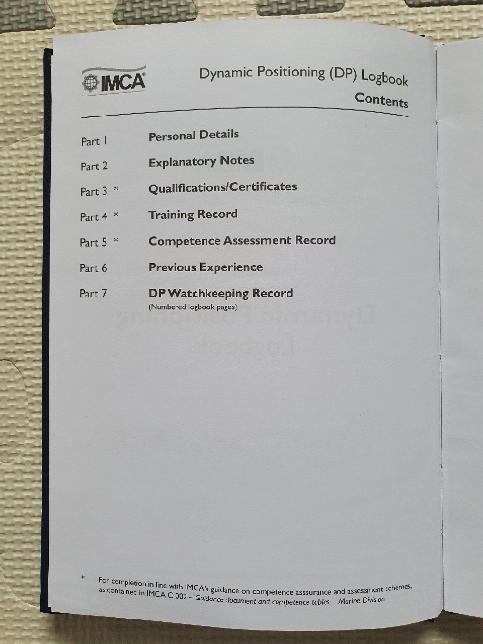 IMCA Dynamic Positioning Logbook | Szczecin | Kup teraz na Allegro Lokalnie
