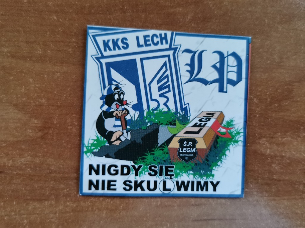 Vlepki Lech Poznań Anty Legia Unikatowe | Kraków | Licytacja na Allegro ...