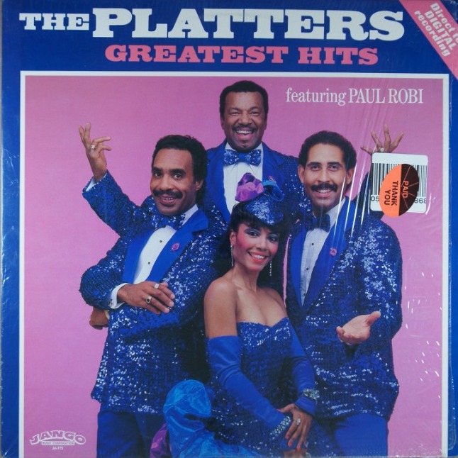 G66. THE PLATTERS FEATURING PAUL ROBI GREATEST HITS ~ USA PRESS ...