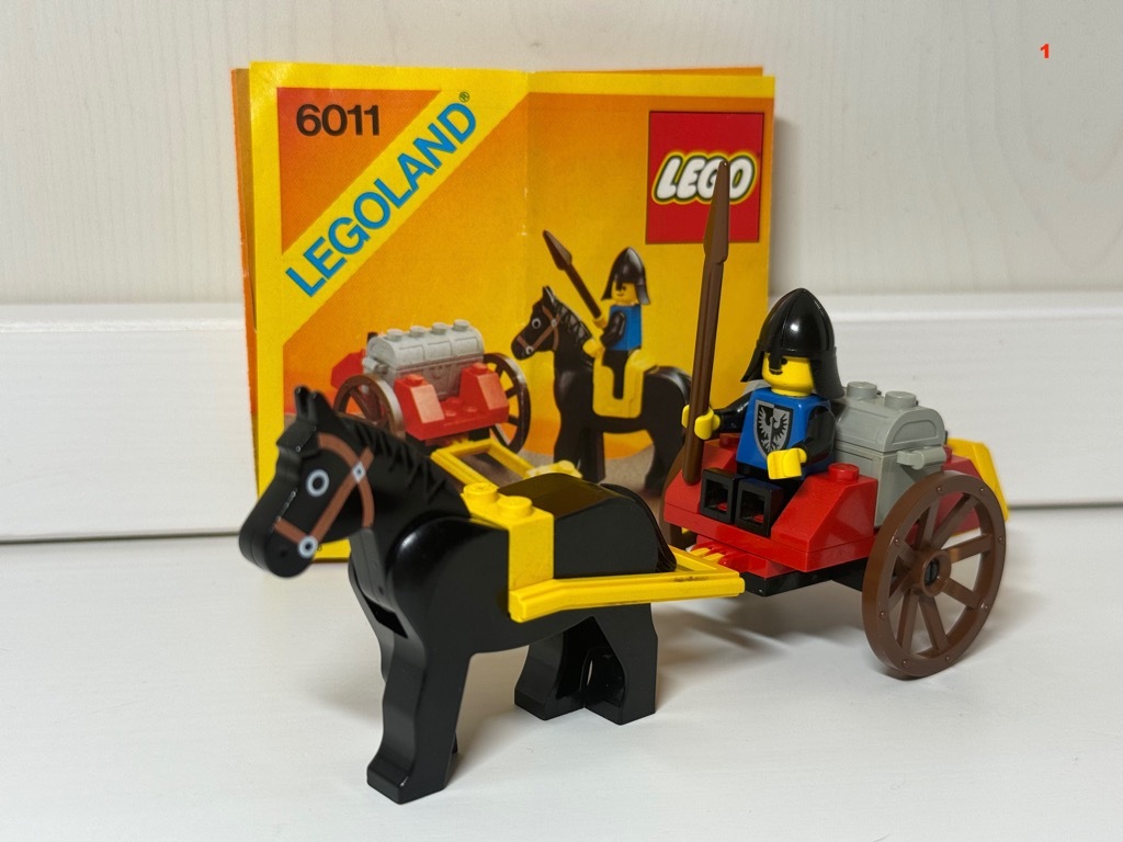 LEGO Castle; zestaw 6011 Black Knight's Treasure 1 | ŁÓDŹ | Kup teraz ...