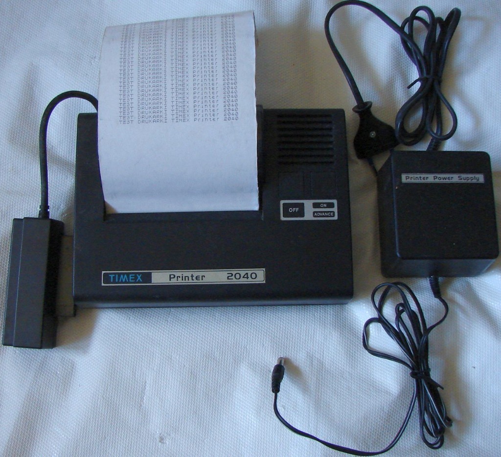 Drukarka Timex Sinclair Printer 2040 do ZX Spectrum | Jelenia Góra ...