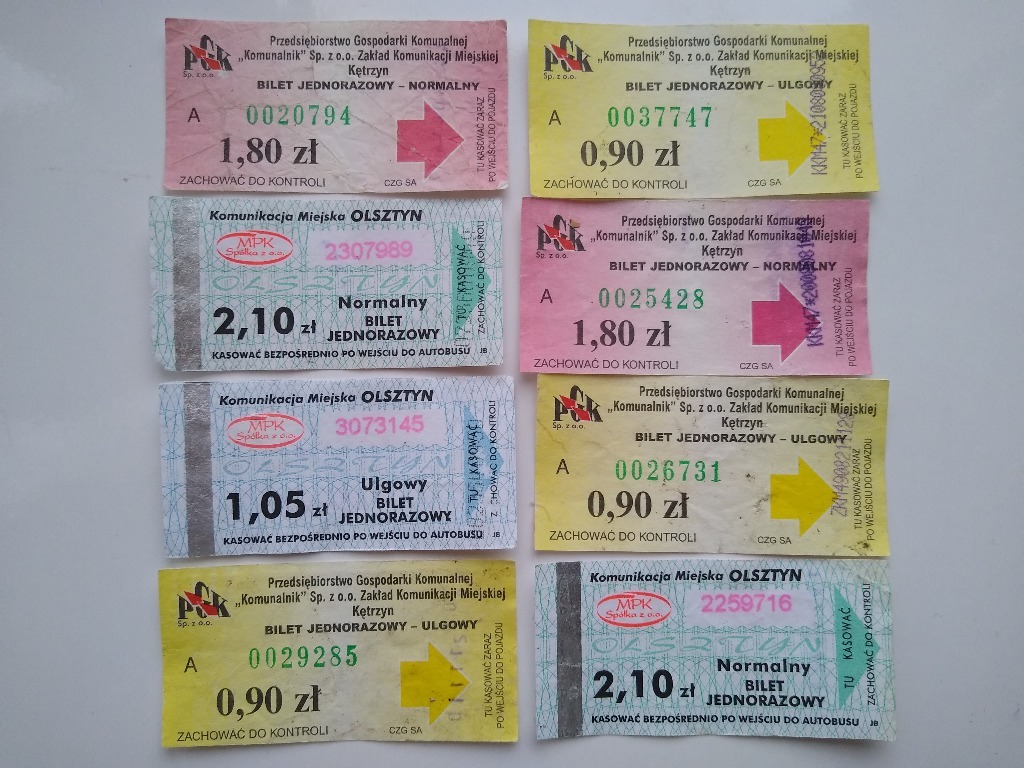 BILETY MPK ZESTAW | Białystok | Kup teraz na Allegro Lokalnie