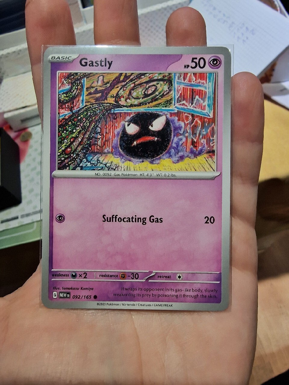 Gastly 092/165 karta pokemon 151 mew | Gdańsk | Kup teraz na Allegro ...
