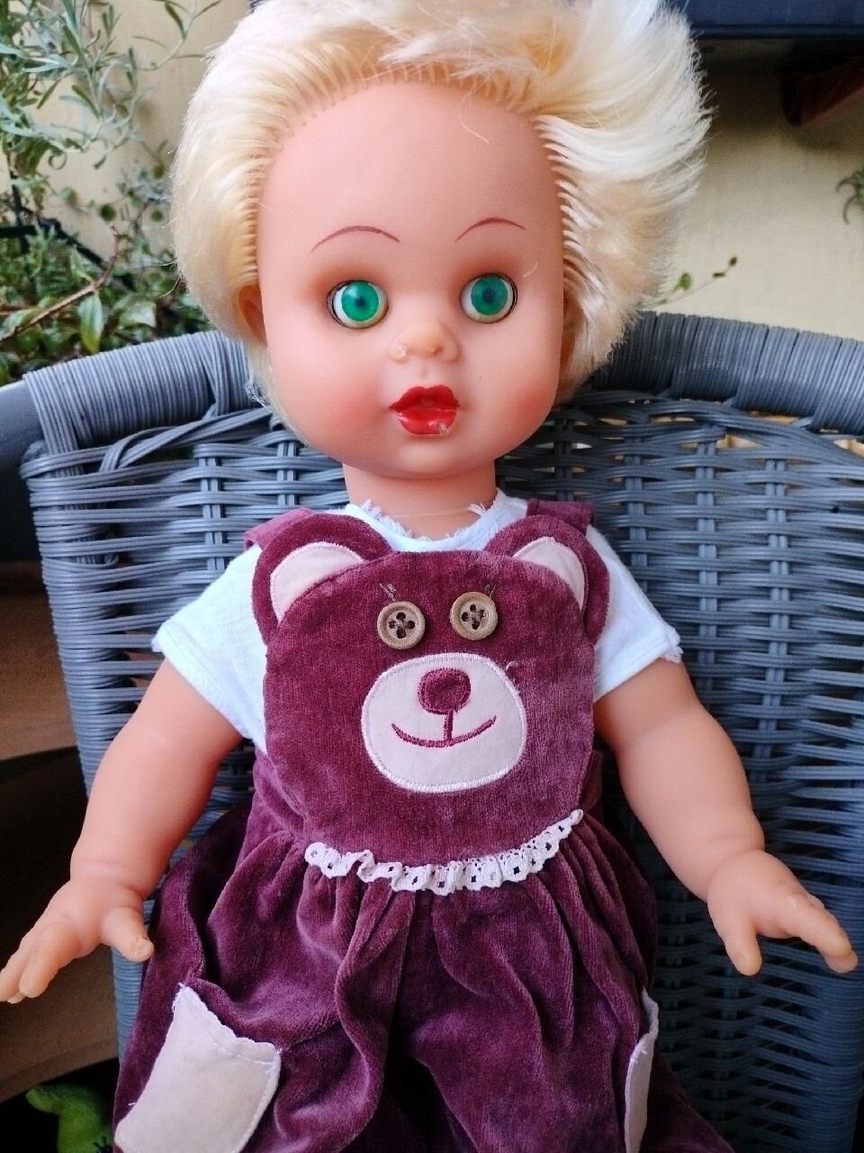 STARA LALKA PRL BOBAS CHŁOPIEC KRAWAL | Czeladź | Kup teraz na Allegro ...