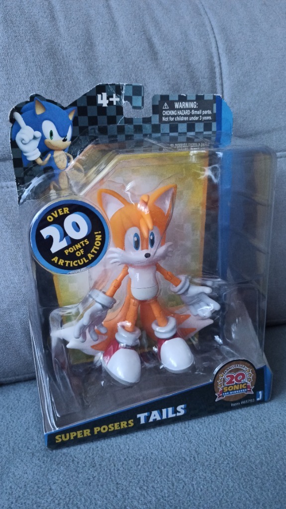 Figurka Tails Super Poser Sonic Hedgehog JAZWARES | Katowice | Kup ...