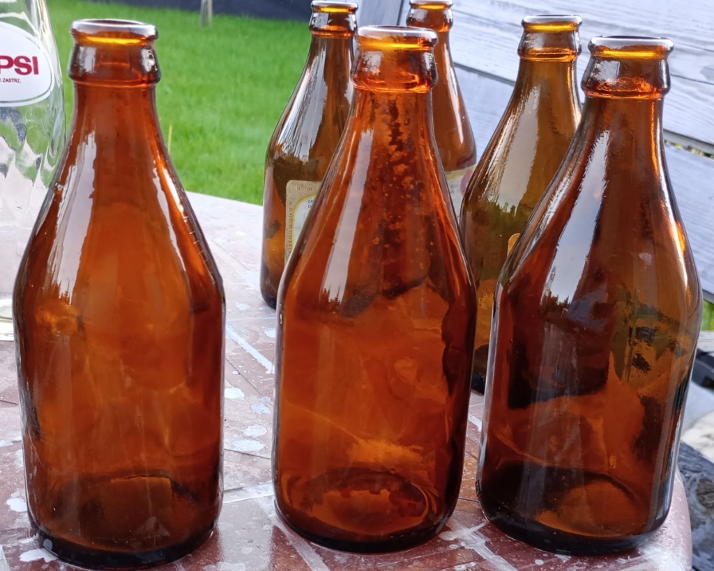 Butelka po Piwe PRL "beczułka granat" | Pruszcz Gdański | Kup teraz na ...