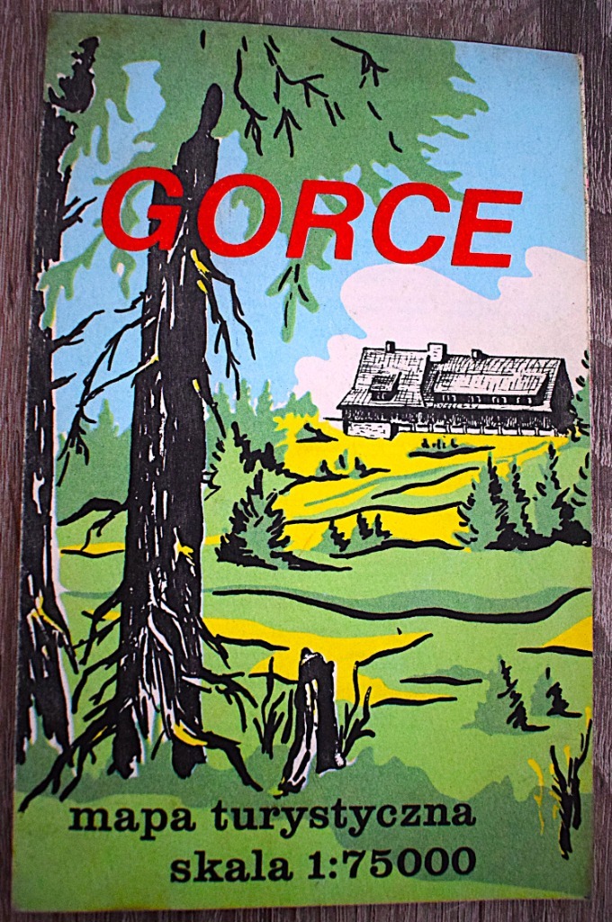 Gorce mapa turystyczna 1985 stan | CHEŁMNO | Kup teraz na Allegro Lokalnie