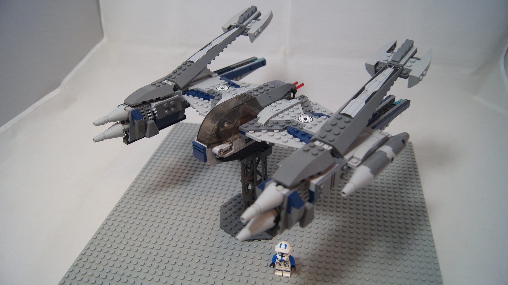 Lego Star Wars 501 clone Rogueclass Porax38 Starfighter custom 7673 ...