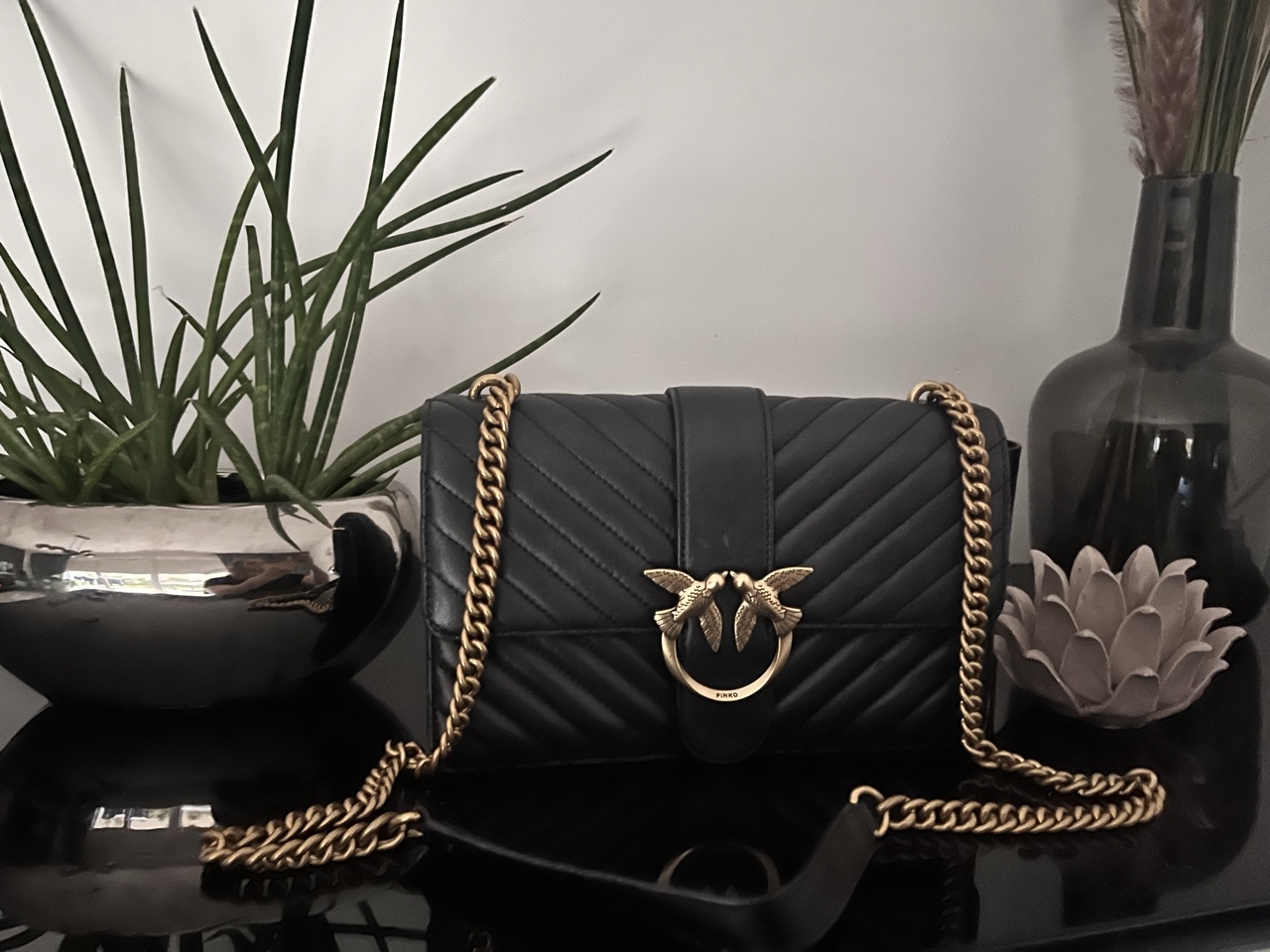 PINKO love Clac icon skórzana torebka | Koszalin | Kup teraz na Allegro ...