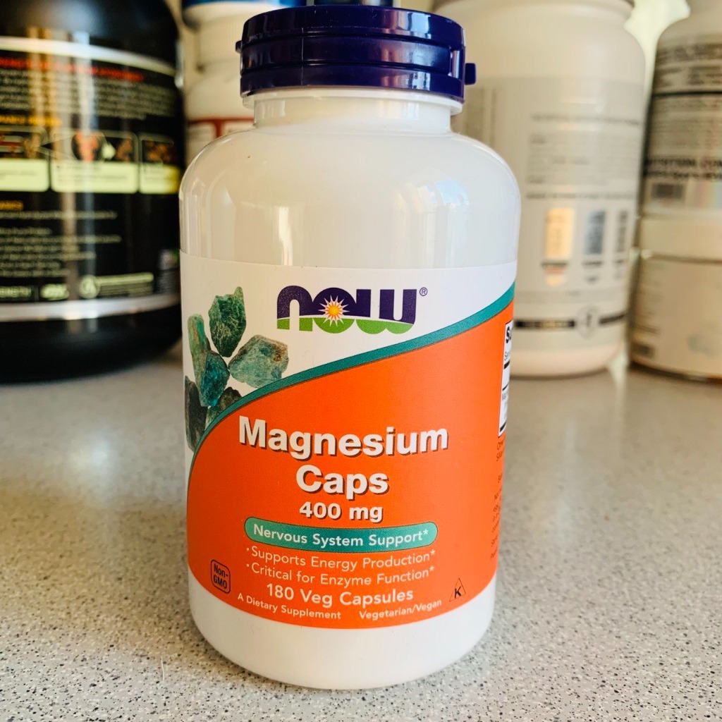 Magnesium Caps Magnez 400 mg (180 kaps.) NOW Foods | Gdańsk | Kup teraz ...