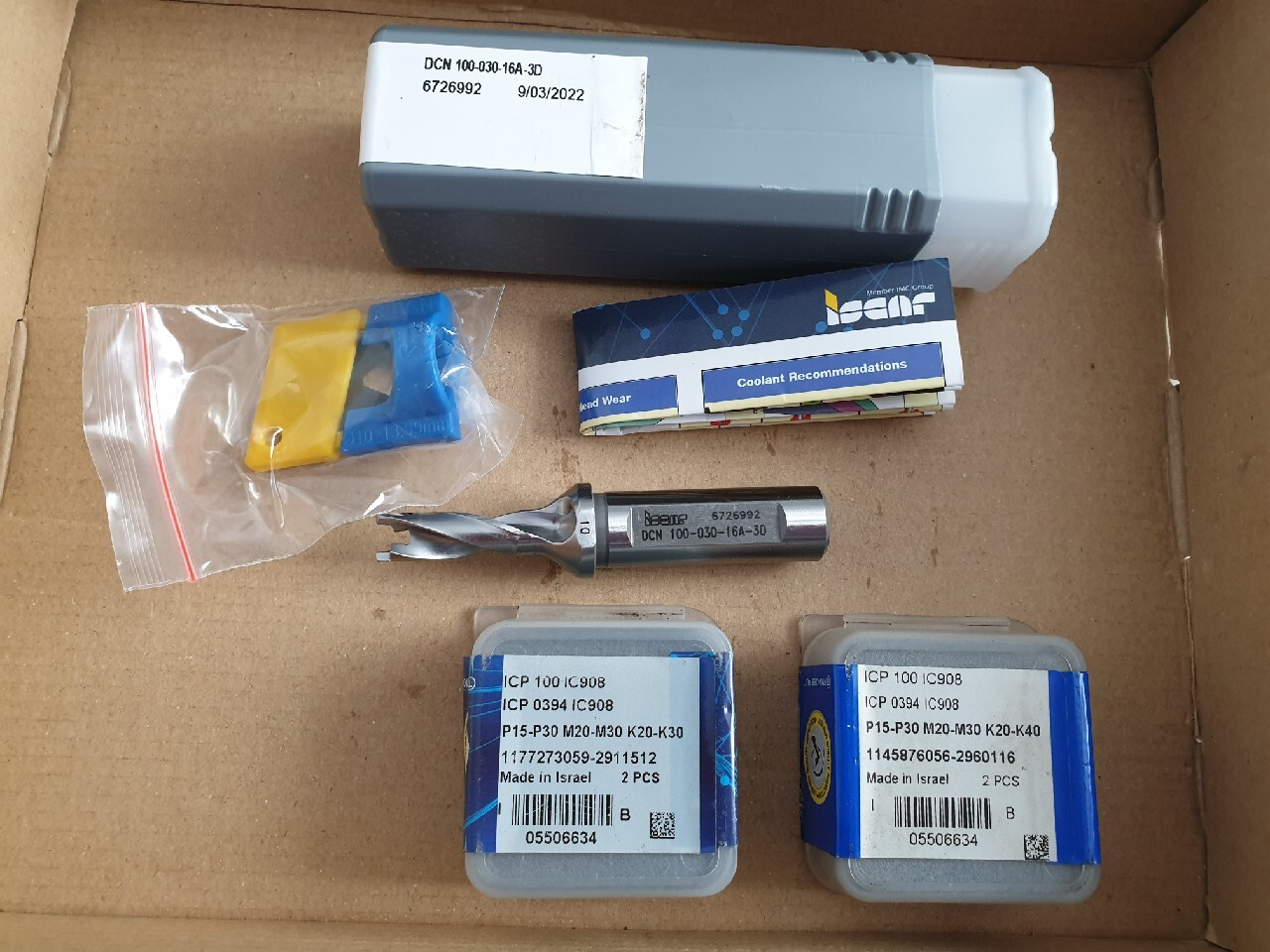 Iscar DCN 100-030-16A 3D z płytkami ICP 100 IC908 | Katowice | Kup ...