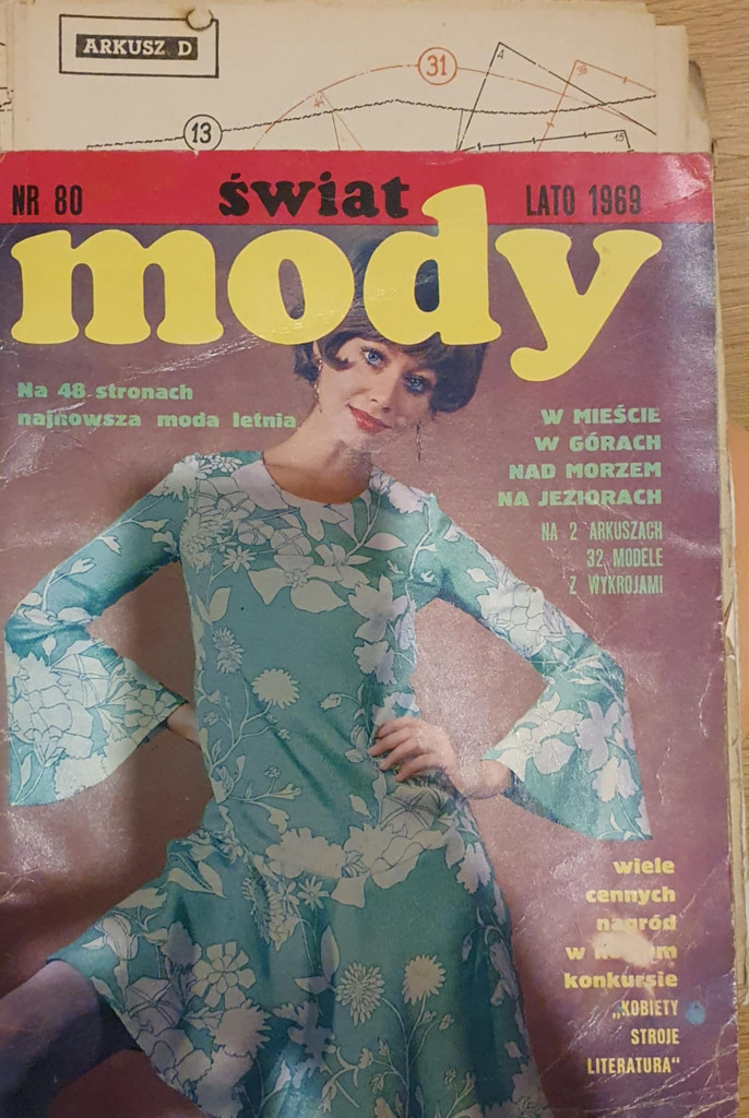Świat Mody Lato 1969 Vintage Magazyn Modowy | Warszawa | Kup teraz na ...