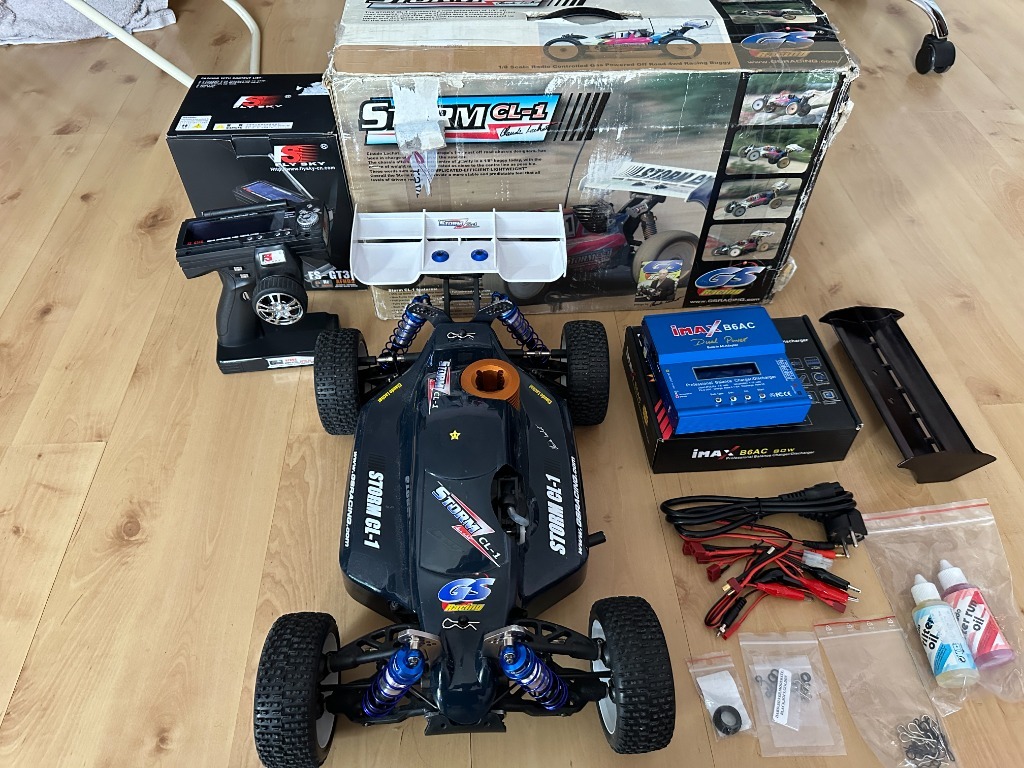 Model nitro buggy 1/8 GS Racing Storm CL1 Zestaw | Luboń | Kup teraz na ...