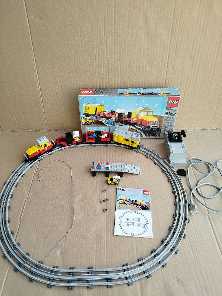 Lego 7735 12 Volt Cargo Train + 7864 12 V Transformer | Dobieszyn | Ogłoszenie na Allegro Lokalnie