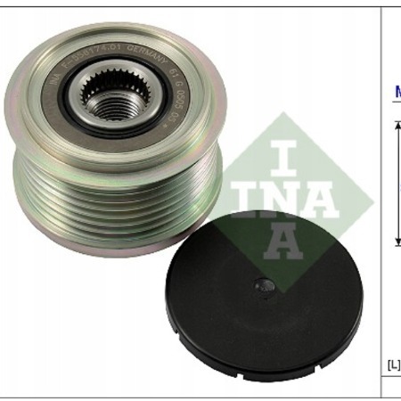 535012810 INA SPRZĘGŁO ALTERNATORA | Szczecin | Kup teraz na Allegro ...