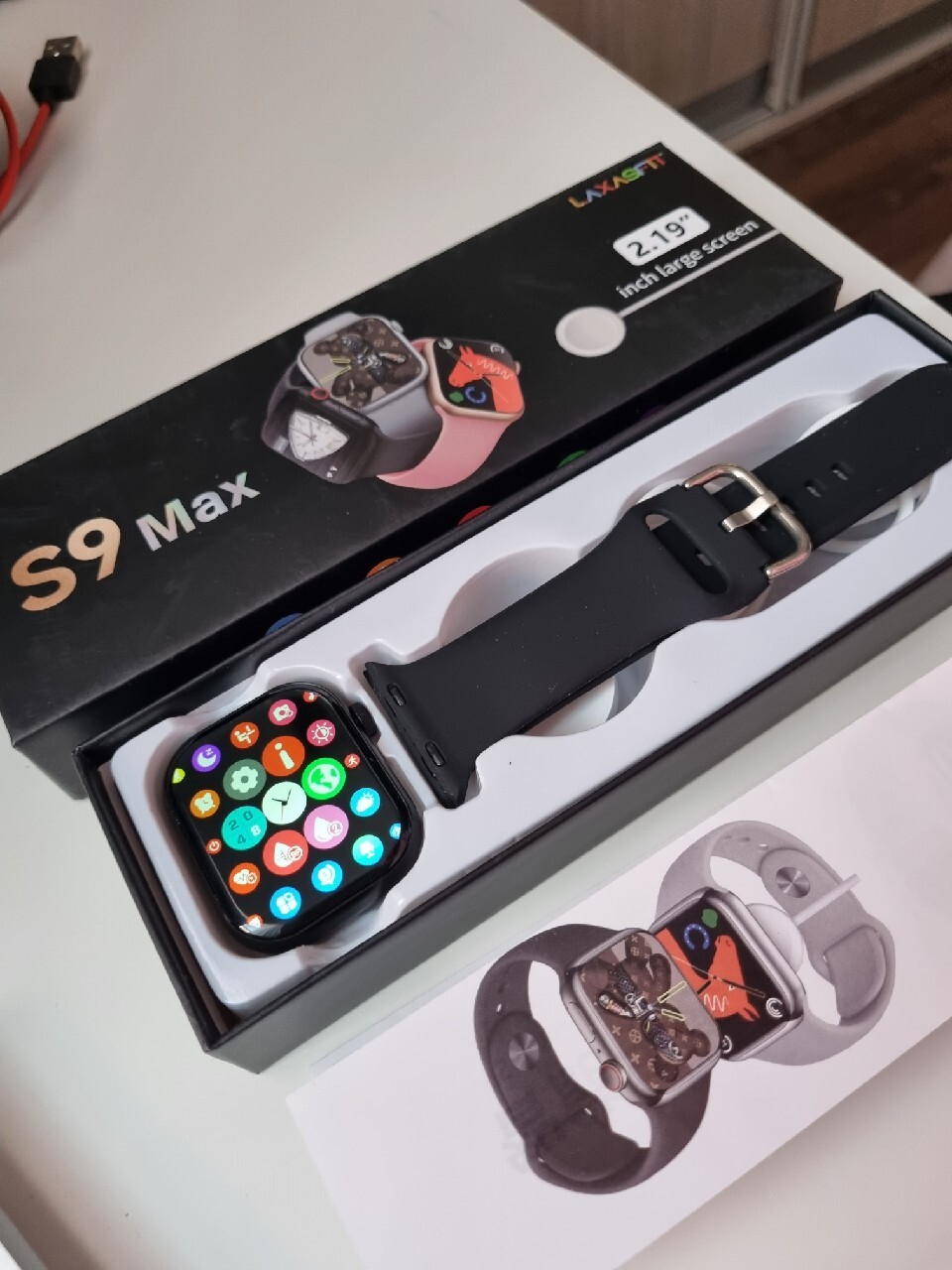 Smartwatch S9 Max czarny | Katowice | Kup teraz na Allegro Lokalnie