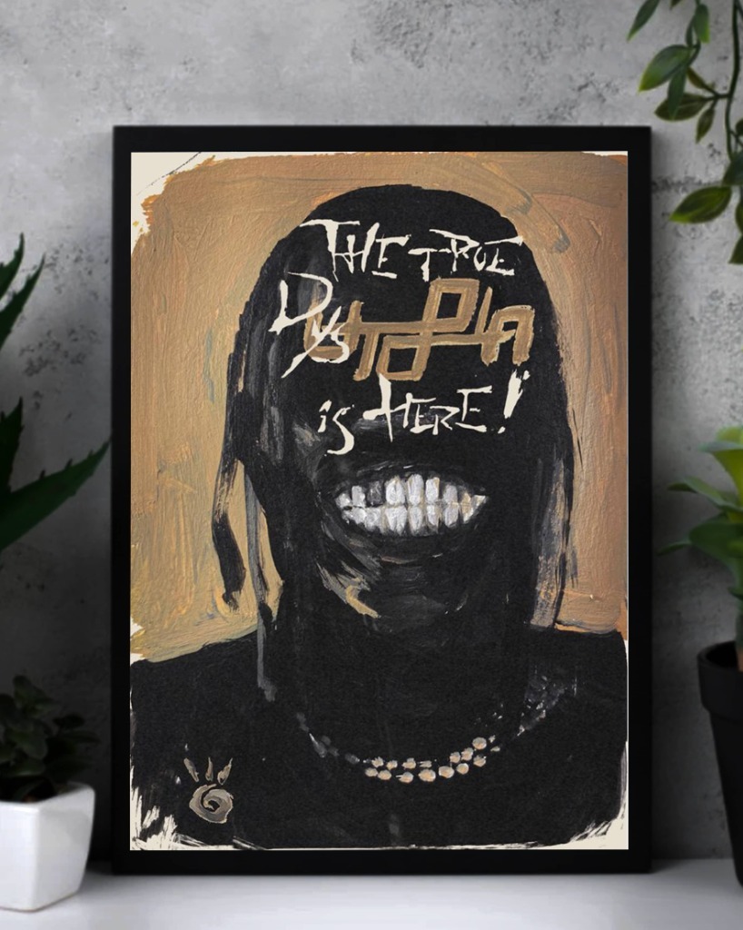 Plakat A3 Travis Scott Utopia aesthetic | Nałęczów | Kup teraz na Allegro Lokalnie
