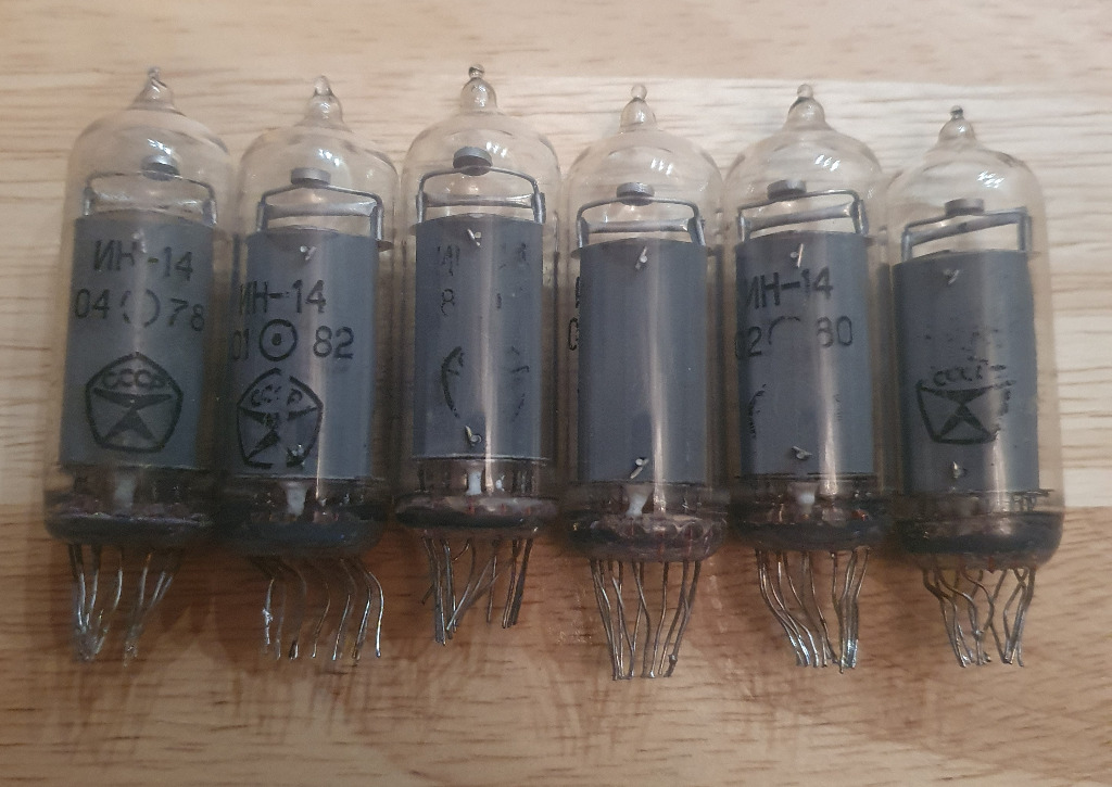 Lampy Nixie In-14 6szt, zweryfikowany | Białystok | Kup teraz na ...