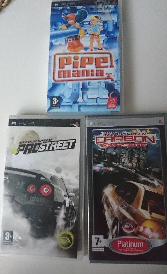 PSP PIPE MANIA, NEED FOR SPEED, BUZZ BRAIN OF UK | Łapy | Ogłoszenie na ...