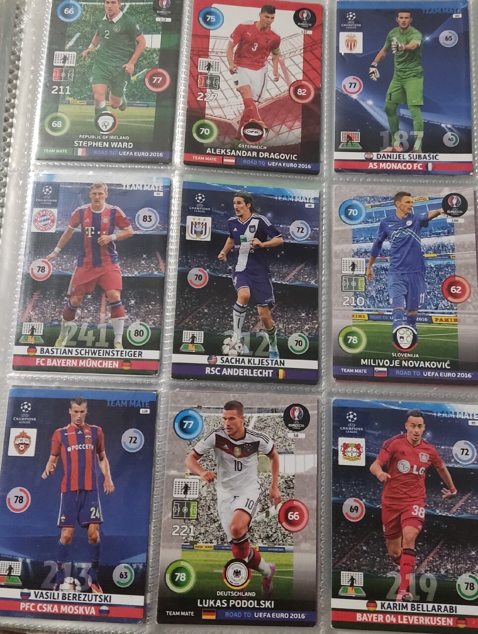 Karty piłkarskie | kolekcjonerskie (2015/2016) | Ostrowiec Świętokrzyski | Ogłoszenie na Allegro ...