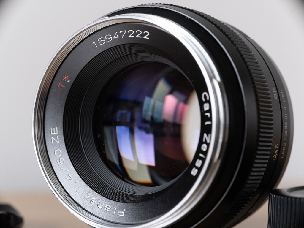 Carl Zeiss Planar T 50mm F1 4 ZE Prime Lens for Canon EF | Gdańsk | Kup teraz na Allegro Lokalnie