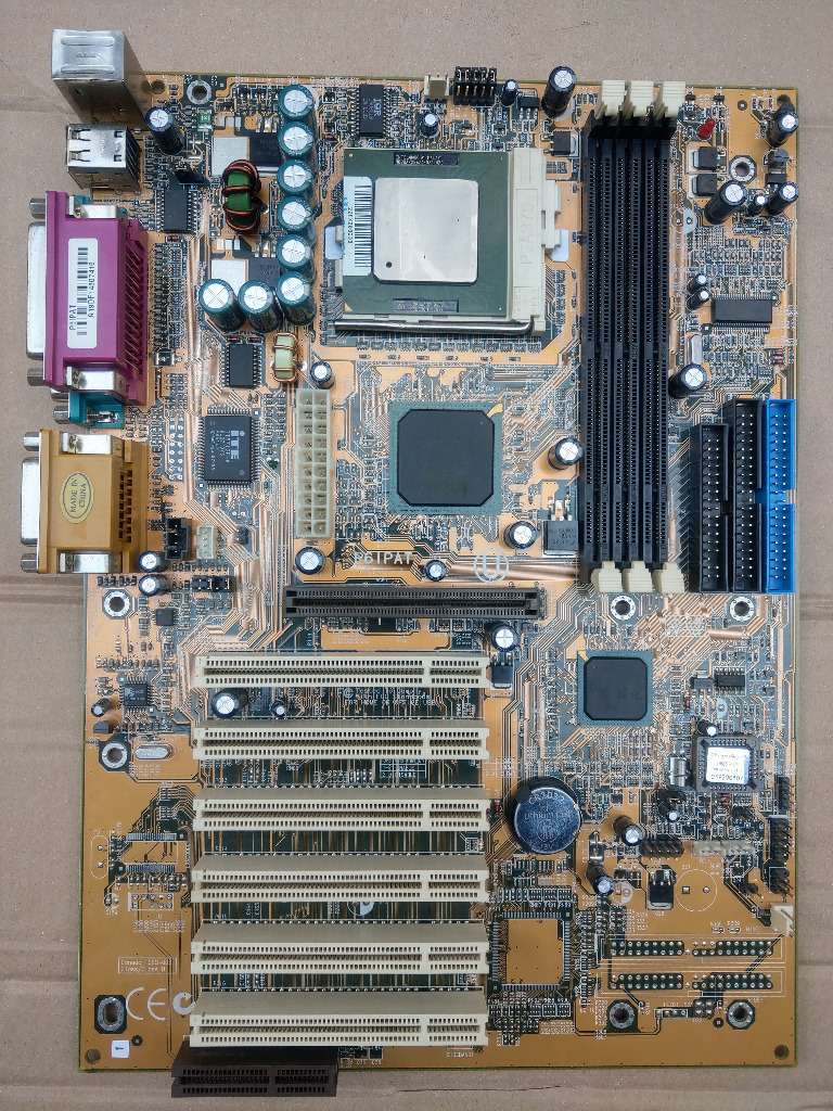 Płyta główna ECS P6IPAT + CPU Tualatin socket 370 | Wyszków ...