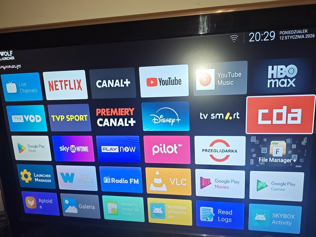 Canal+ BOX 4K Android TV 10 Najnowszy launcher WOLF | Wałbrzych | Kup ...