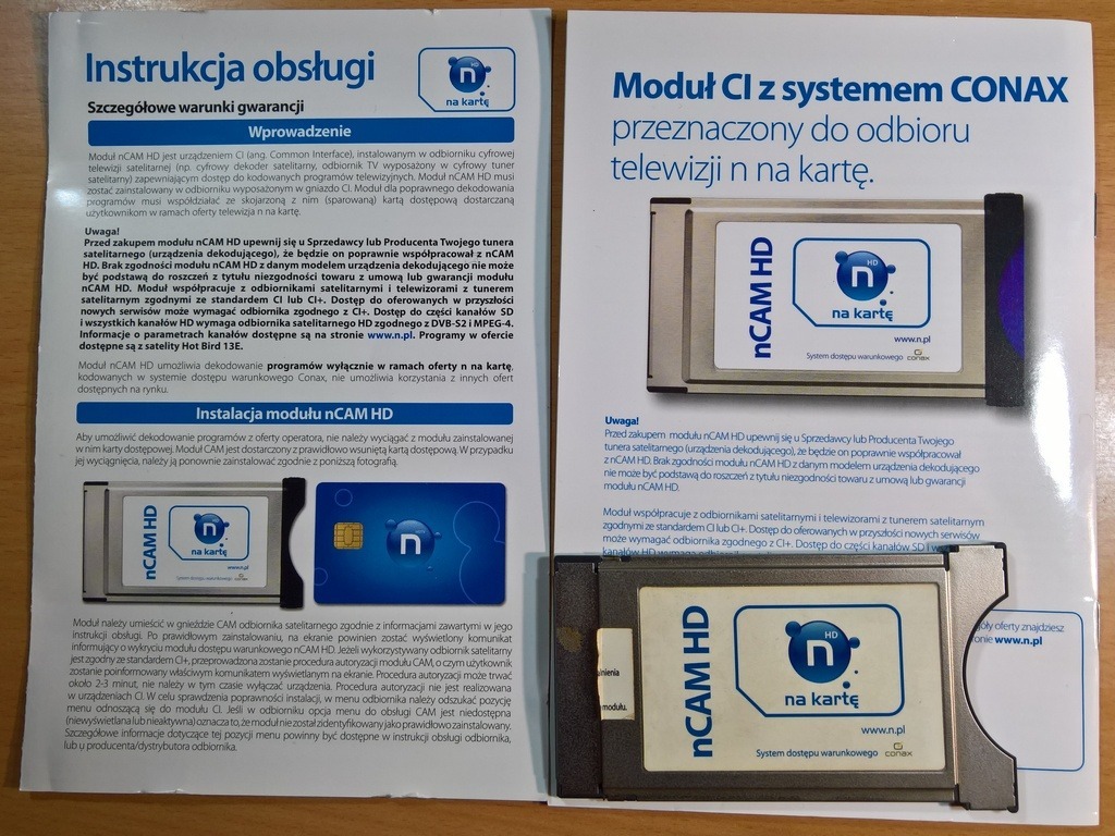 Karty, moduły CA - Akcesoria - Sprzęt satelitarny - Allegro.pl