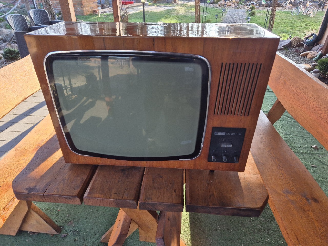 Telewizor PRL Unitra lazury | Bogdaj | Licytacja na Allegro Lokalnie