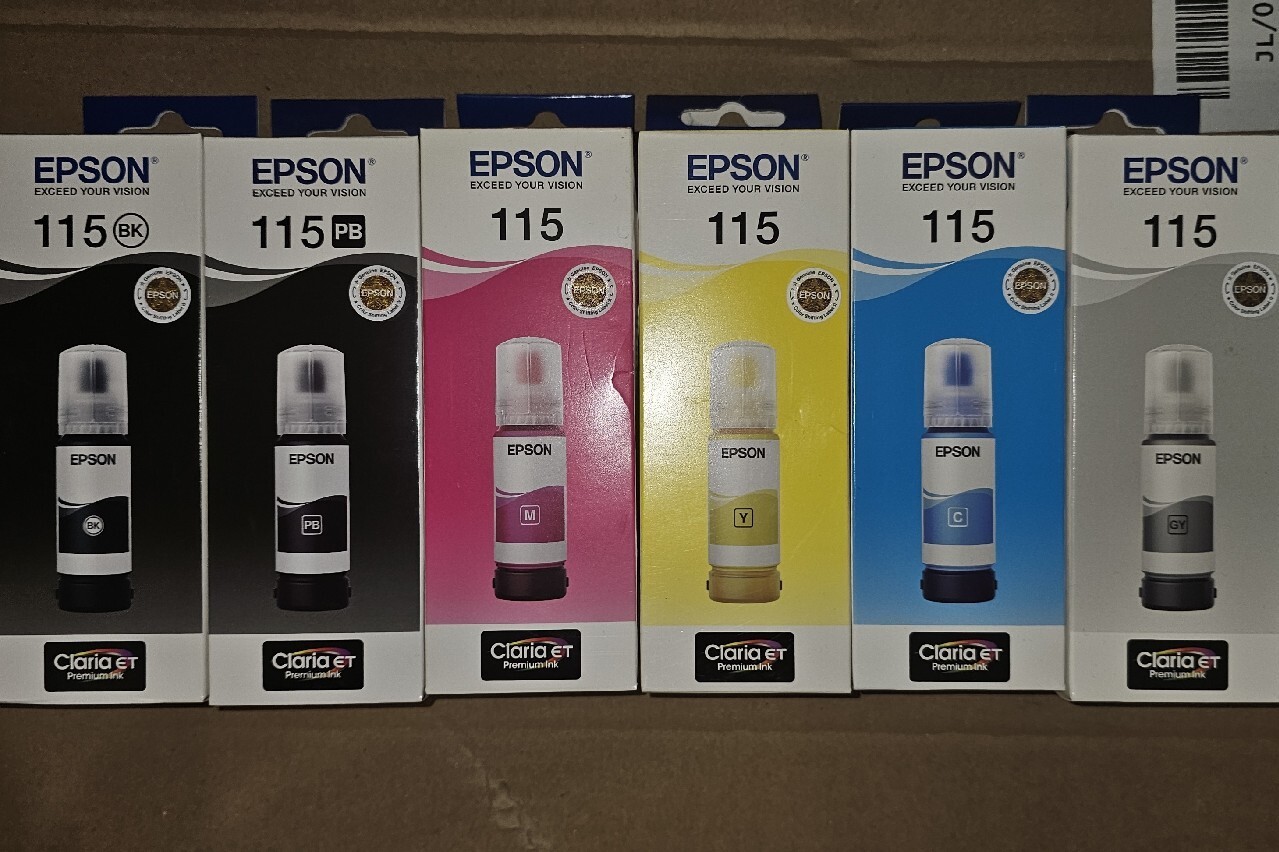 Epson 115 Caly 6 tuszy inalne NOWE | Wołomin | Kup teraz na Allegro Lokalnie