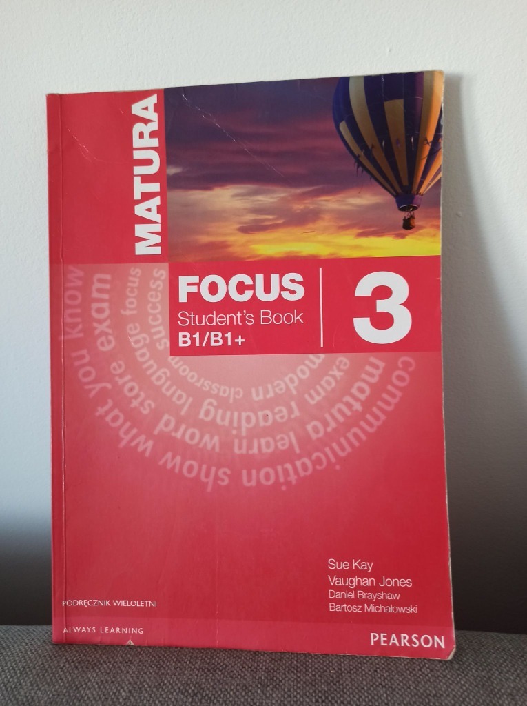 FOCUS 3 Student's Book B1/B1+ Matura Pearson | Olkusz | Kup teraz na Allegro Lokalnie