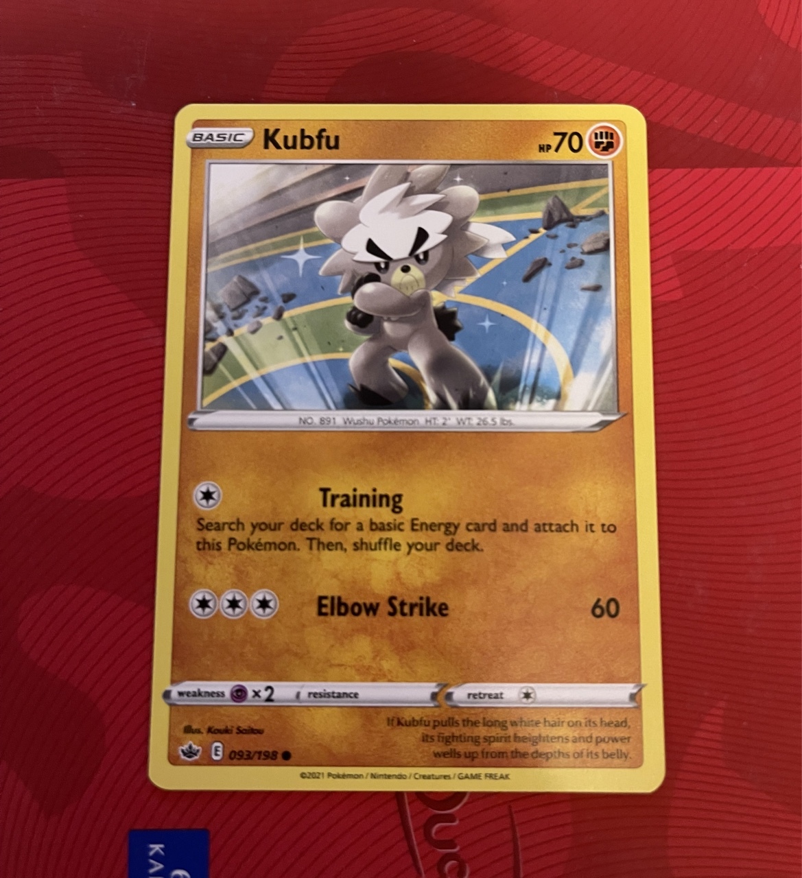 Kubfu basic karta kolekcjonerska Pokemon | Kamionki | Kup teraz na ...