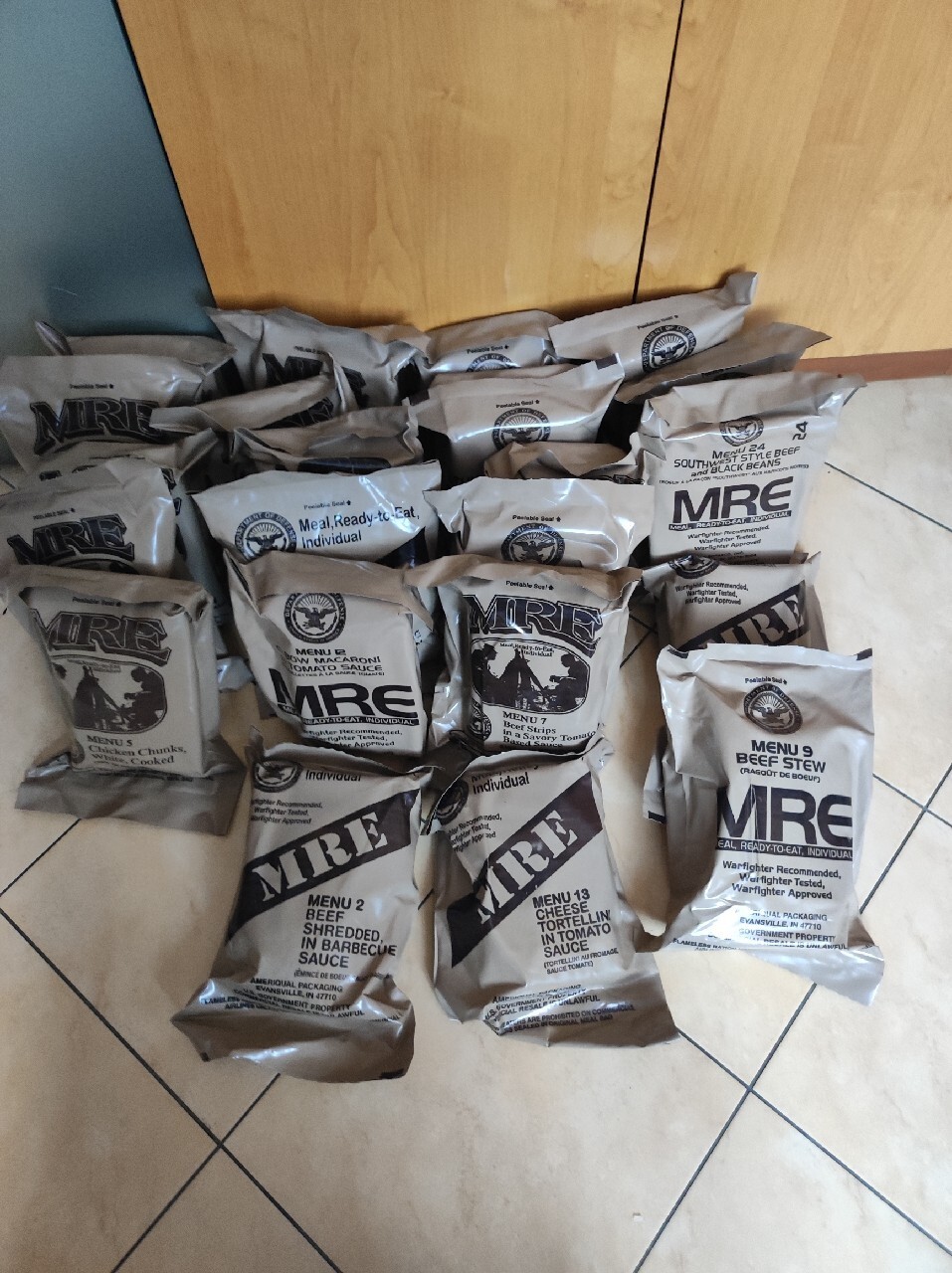 Racje żywnościowe USA MRE 13 sztuk | Olsztyn | Kup teraz na Allegro Lokalnie